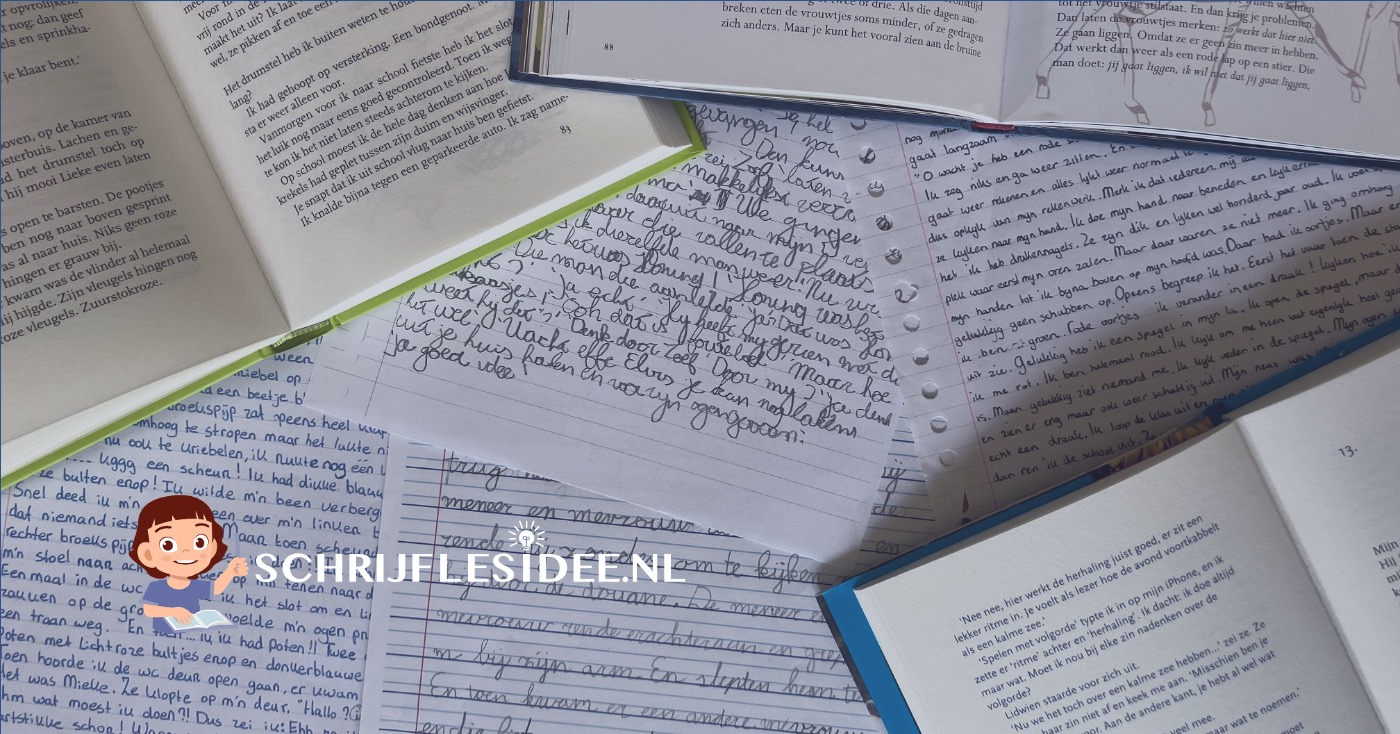 Samenhang tussen lezen en schrijven - Schrijflesidee.nl